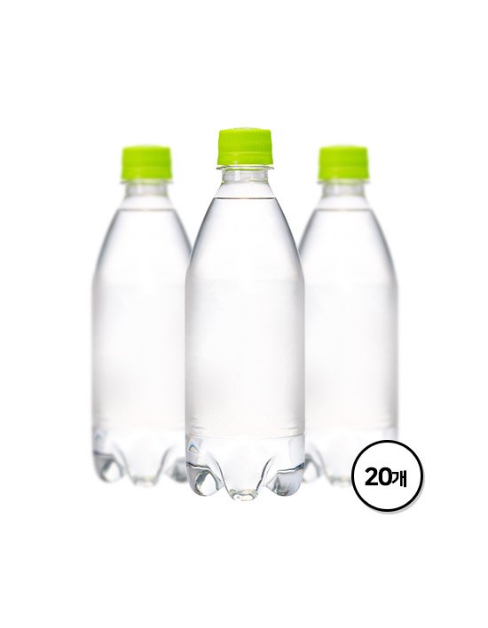 풀무원 탄산수 브리지톡 플레인eco(무라벨) 500mL X 20병 - 마켓컬리